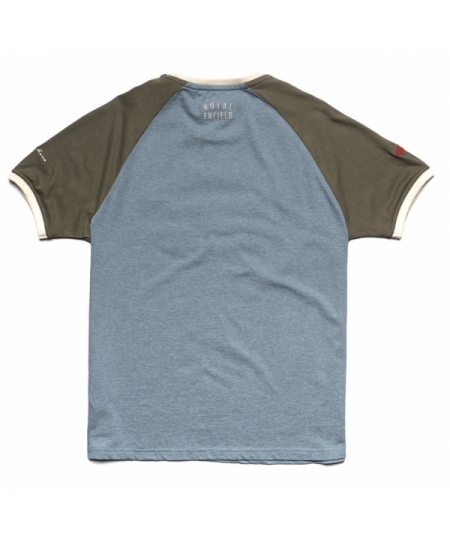ENFIELD ROYAL BLUE RAGLAN T SHIRT